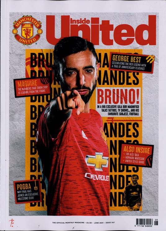 Inside United Magazine Subscription | Buy at Newsstand.co.uk | Football
