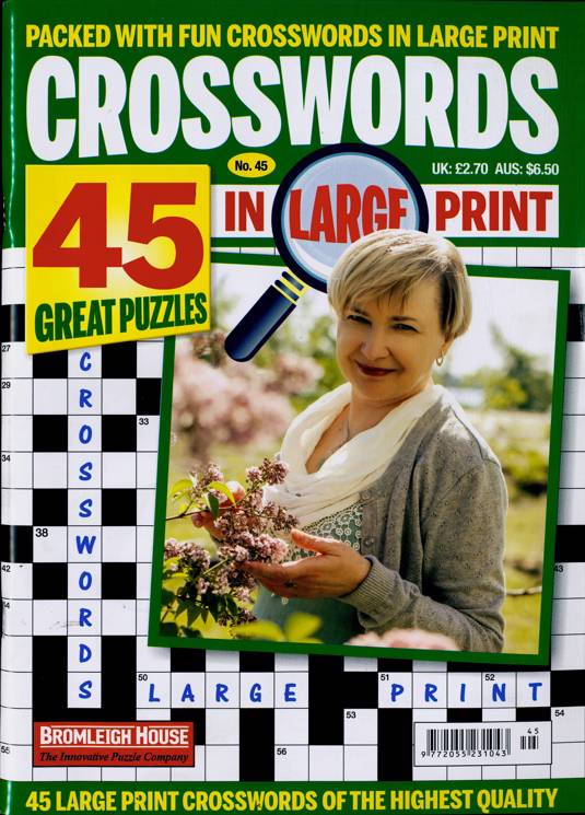 Crosswords In Large Print Magazine Subscription | Buy at Newsstand.co ...