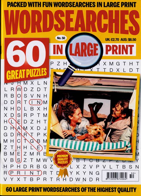 Wordsearches In Large Print Magazine Subscription | Buy at Newsstand.co ...