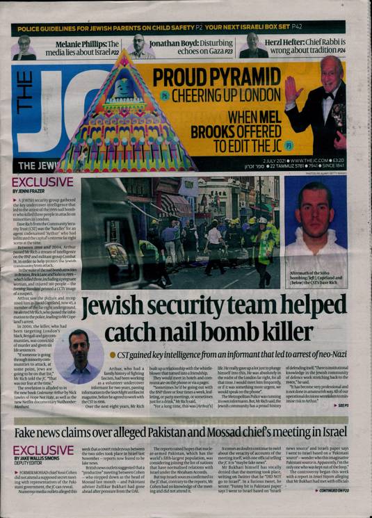 Jewish Chronicle Magazine Subscription | Buy at Newsstand.co.uk | Religion