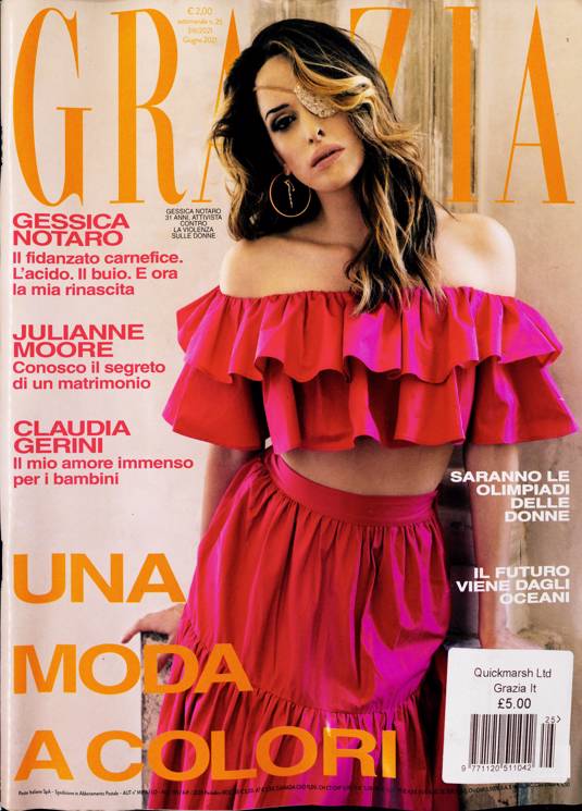 Grazia Italian Wkly Magazine Subscription | Buy at Newsstand.co.uk ...