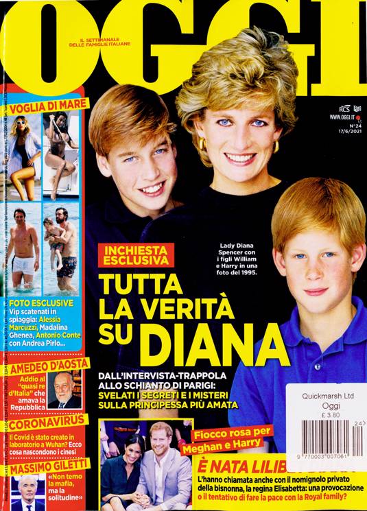 Oggi Magazine Subscription | Buy at Newsstand.co.uk | Italian