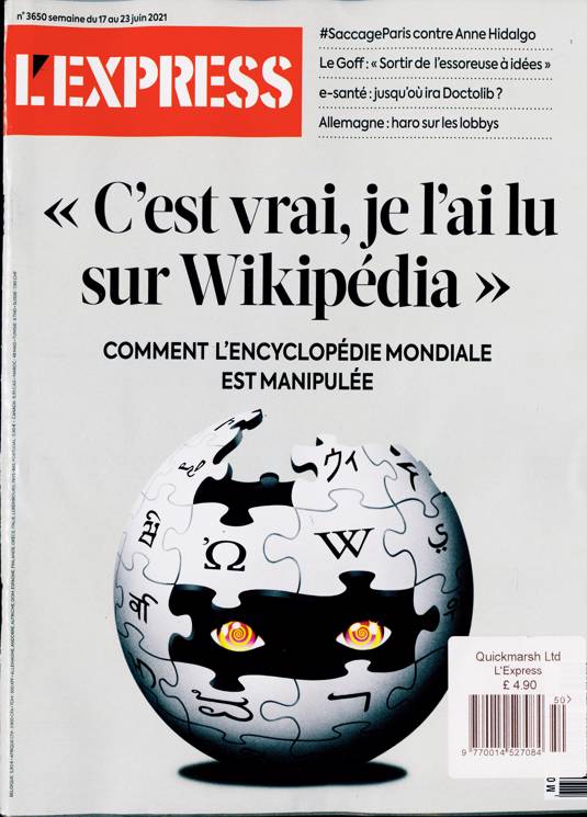 L Express Magazine Subscription | Buy at Newsstand.co.uk | French