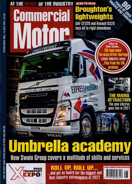 Commercial Motor Magazine Subscription | Buy at Newsstand.co.uk | Trucking