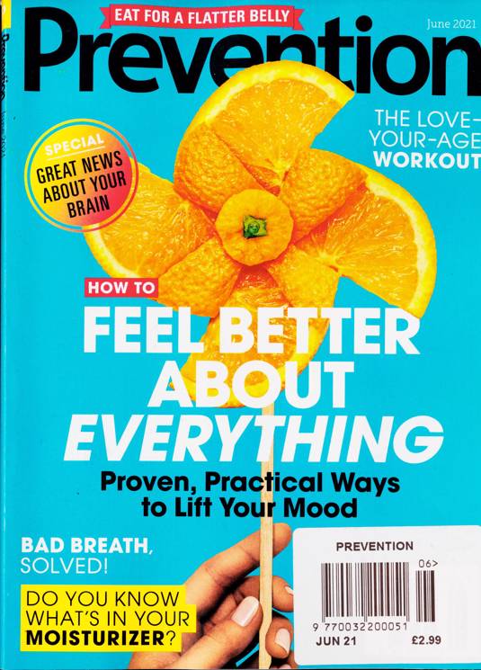 Prevention Magazine Subscription | Buy at Newsstand.co.uk | General Women's