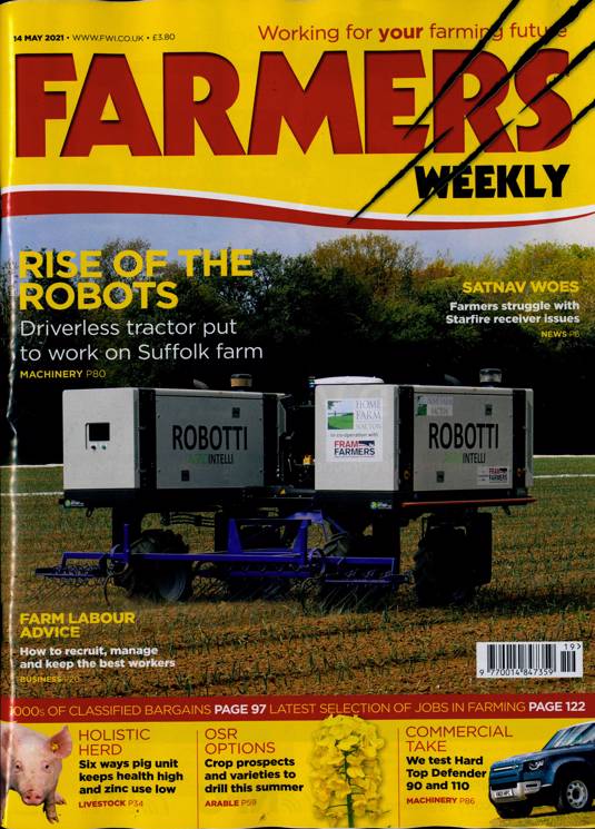 Farmers Weekly Magazine Subscription | Buy at Newsstand.co.uk | Agriculture