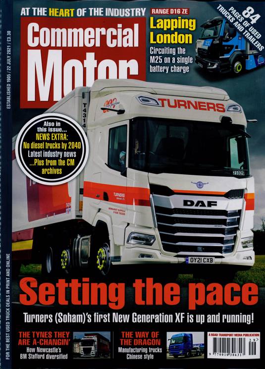 Commercial Motor Magazine Subscription | Buy at Newsstand.co.uk | Trucking