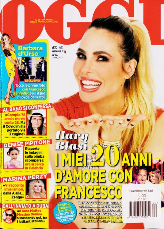 Oggi Magazine Subscription | Buy at Newsstand.co.uk | Italian