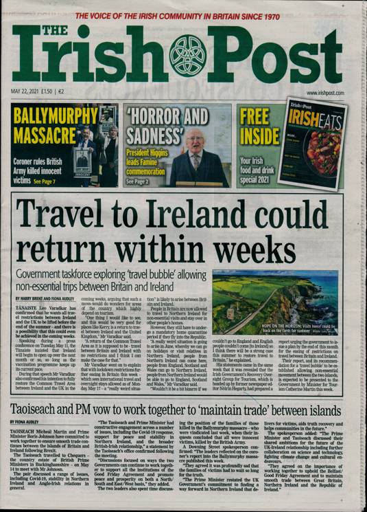 Irish Post Magazine Subscription | Buy at Newsstand.co.uk | Other Overseas