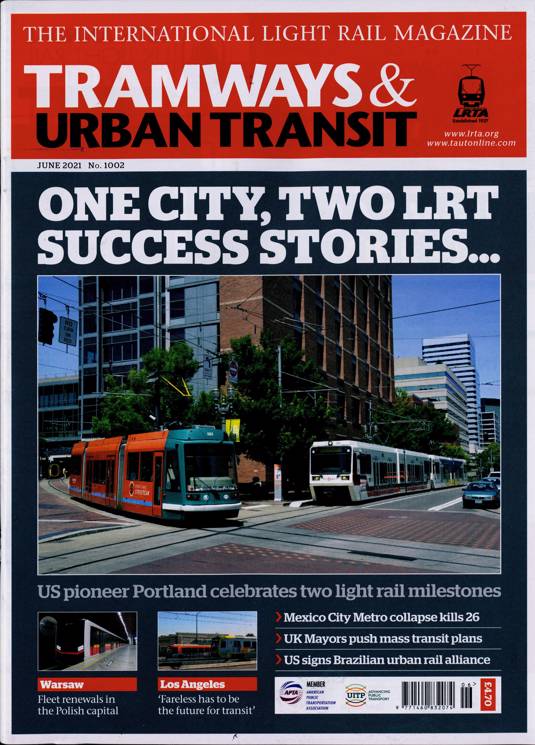 Tramways And Urban Transit Magazine Subscription | Buy at Newsstand.co ...