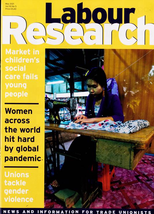 Labour Research Magazine Subscription | Buy at Newsstand.co.uk | Political