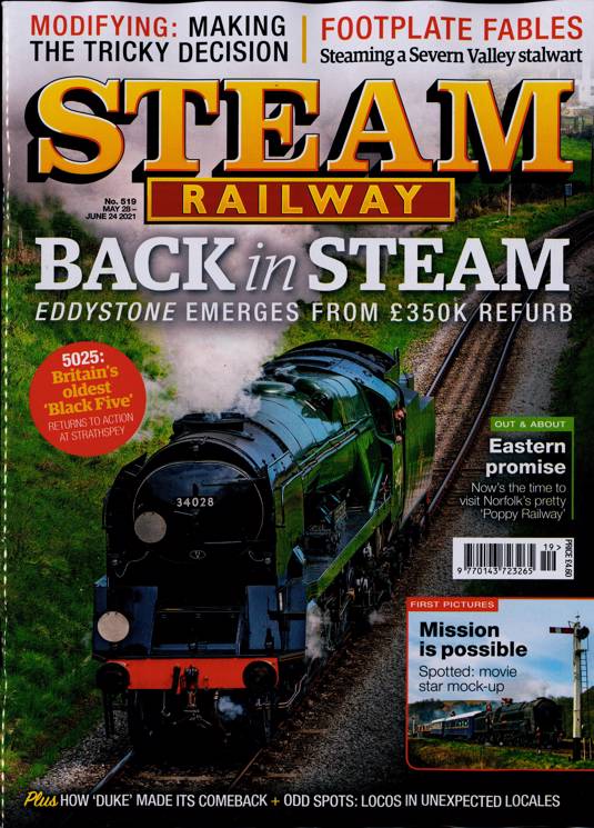Steam Railway Magazine Subscription | Buy at Newsstand.co.uk | Railways