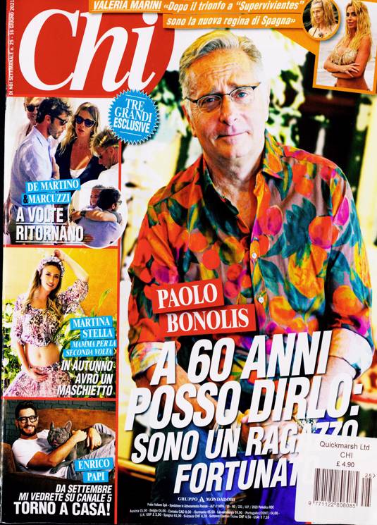 Chi Magazine Subscription | Buy at Newsstand.co.uk | Italian