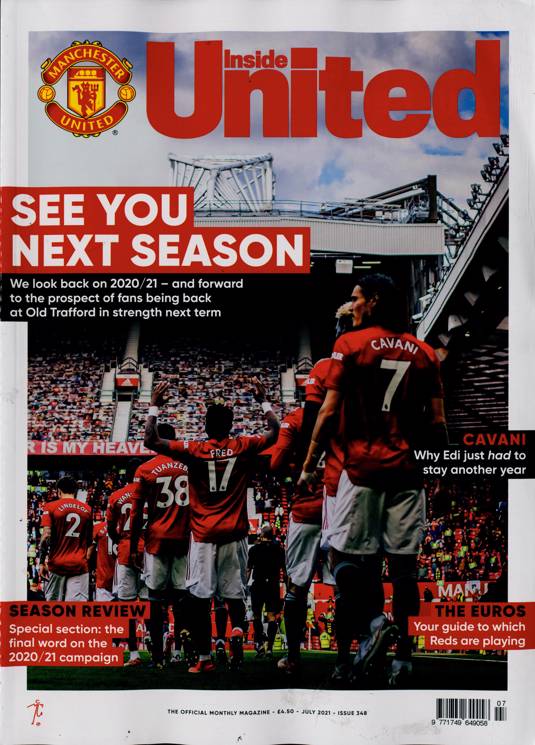 Inside United Magazine Subscription | Buy at Newsstand.co.uk | Football