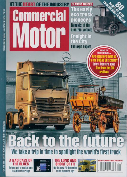 Commercial Motor Magazine Subscription | Buy at Newsstand.co.uk | Trucking