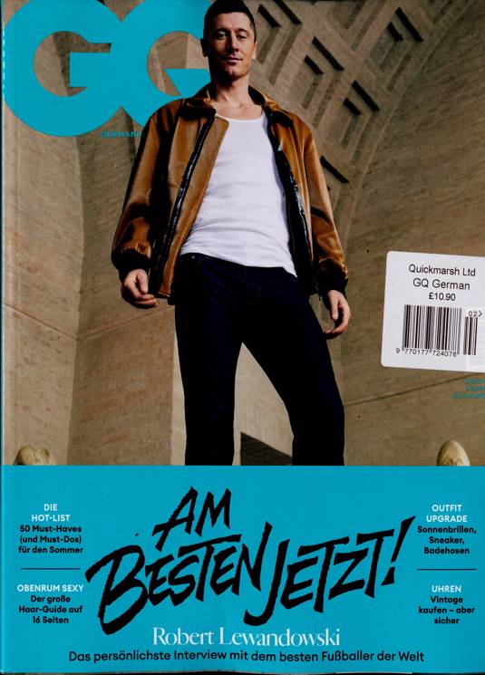 Gq German Magazine Subscription | Buy at Newsstand.co.uk | German