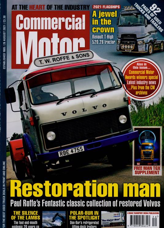 Commercial Motor Magazine Subscription | Buy at Newsstand.co.uk | Trucking