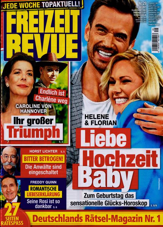 Freizeit Revue Magazine Subscription | Buy at Newsstand.co.uk | German
