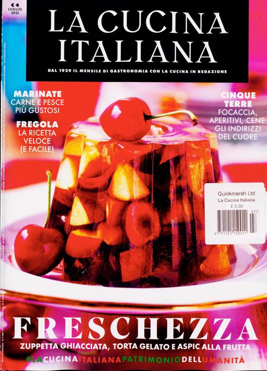 La Cucina Italiana Magazine Subscription | Buy at Newsstand.co.uk | Italian