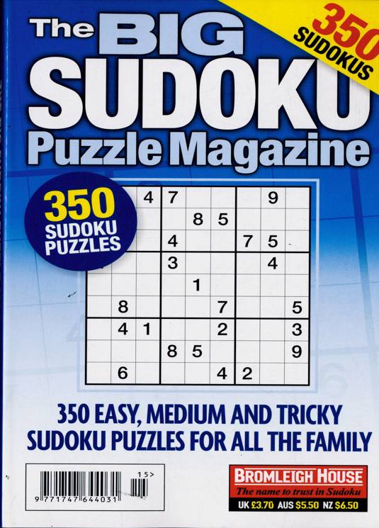 Big Sudoku Puzzle Magazine Subscription | Buy at Newsstand.co.uk | Sudoku