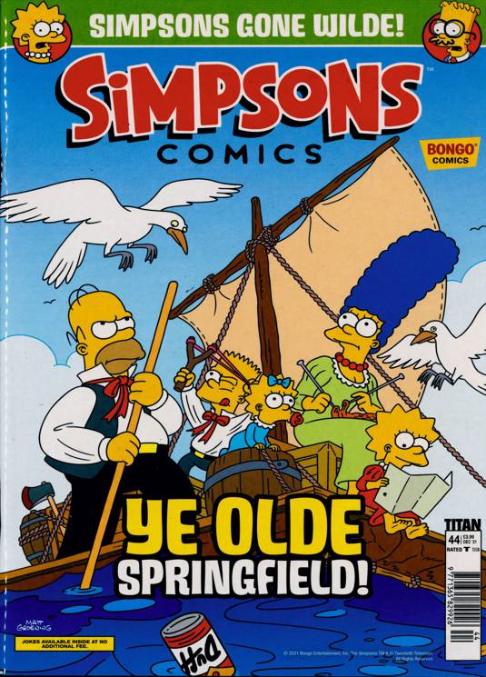 Simpsons The Comic Magazine Subscription | Buy at Newsstand.co.uk | Comics
