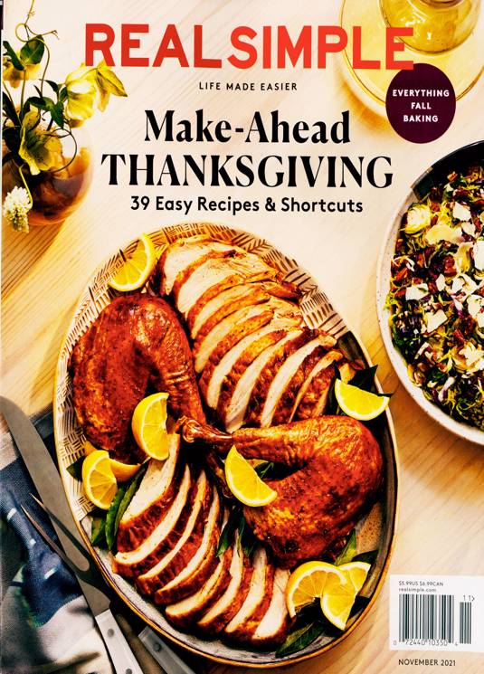 Real Simple Magazine Subscription | Buy at Newsstand.co.uk | Cooking & Food