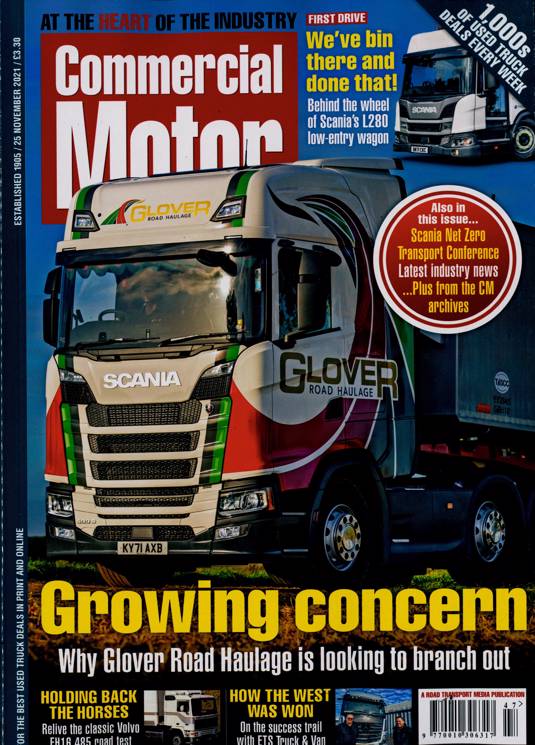 Commercial Motor Magazine Subscription | Buy at Newsstand.co.uk | Trucking
