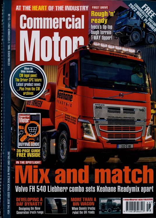 Commercial Motor Magazine Subscription | Buy at Newsstand.co.uk | Trucking