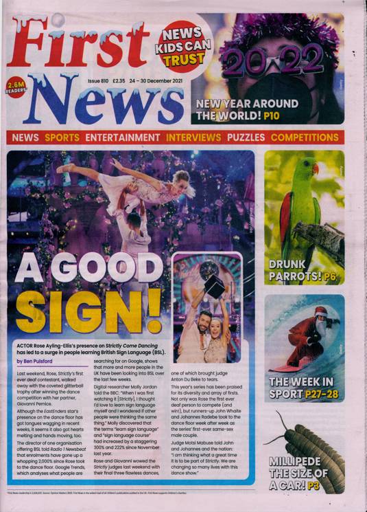 First News Magazine Subscription | Buy at Newsstand.co.uk | General