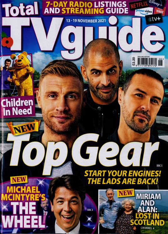 Total Tv Guide England Magazine Subscription | Buy at Newsstand.co.uk ...