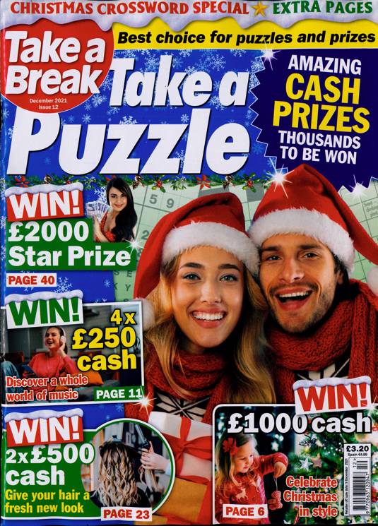 Take A Break Take A Puzzle Magazine Subscription | Buy at Newsstand.co ...