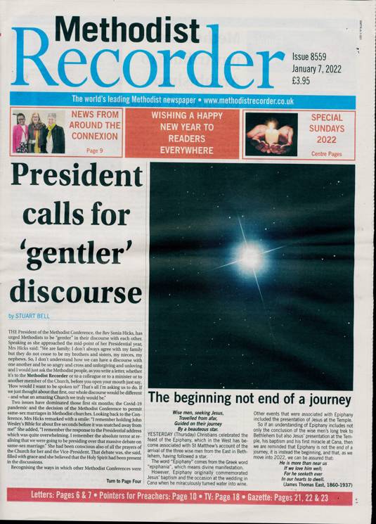 Methodist Recorder Magazine Subscription | Buy at Newsstand.co.uk ...