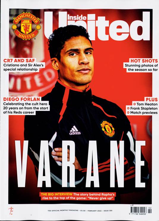 Inside United Magazine Subscription | Buy at Newsstand.co.uk | Football