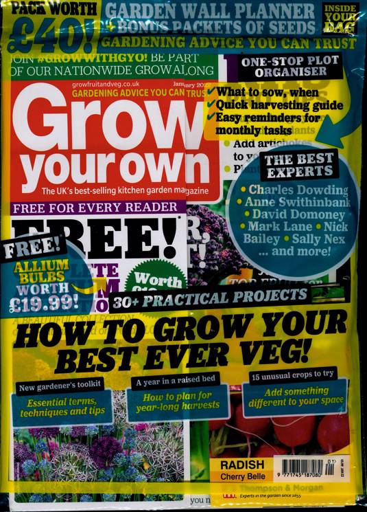 Grow Your Own Magazine Subscription | Buy at Newsstand.co.uk | Gardening