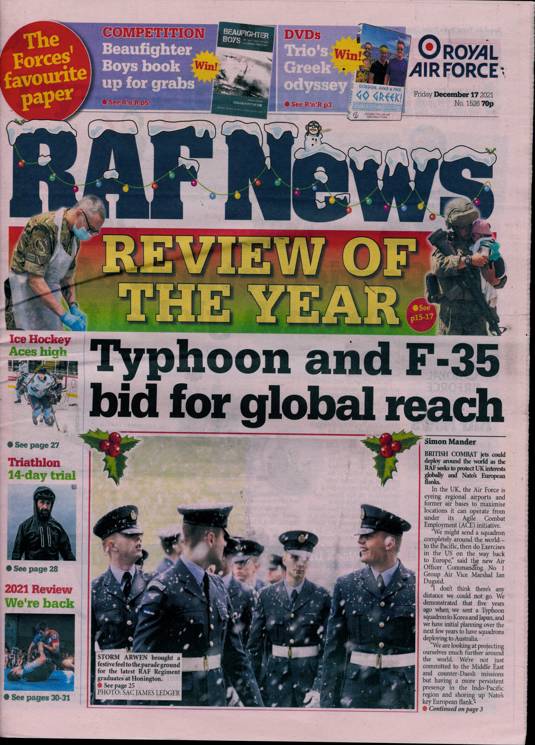 Raf News Magazine Subscription | Buy at Newsstand.co.uk | Military
