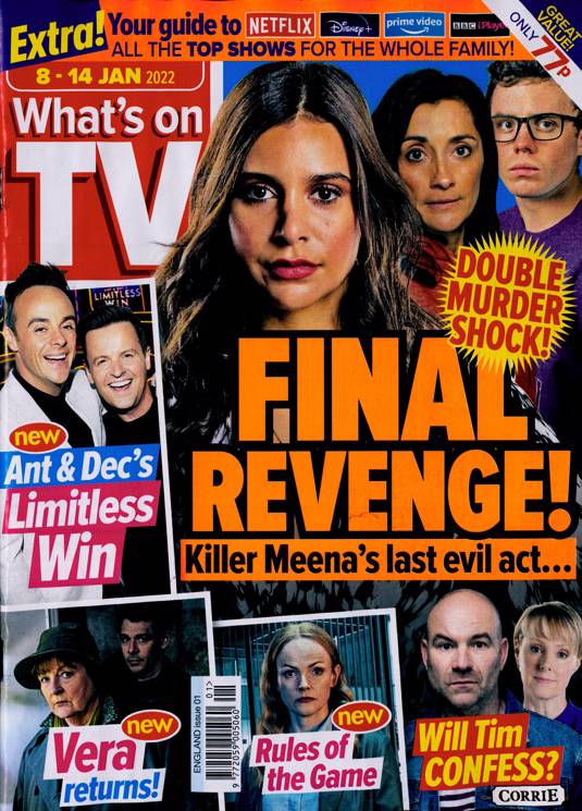 Whats On Tv England Magazine Subscription | Buy at Newsstand.co.uk ...