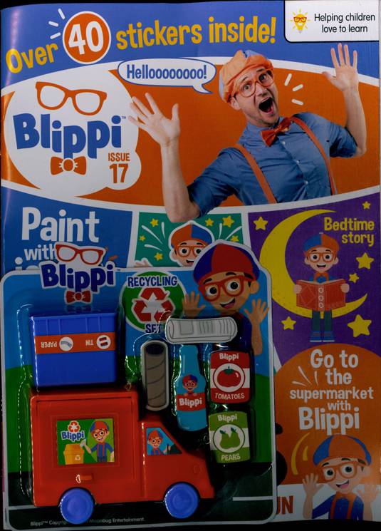 Blippi Magazine Subscription | Buy at Newsstand.co.uk | Pre School