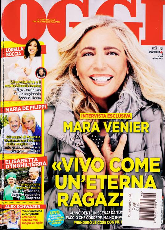 Oggi Magazine Subscription | Buy at Newsstand.co.uk | Italian