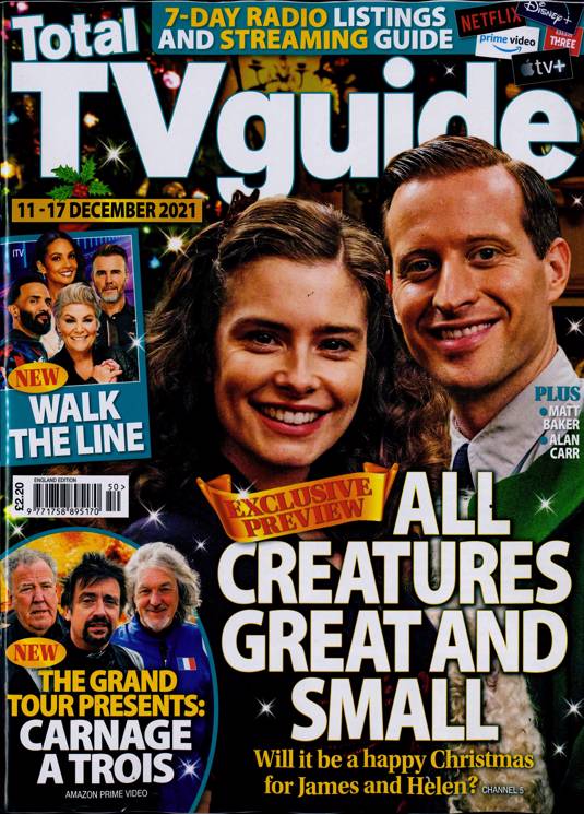 Total Tv Guide England Magazine Subscription | Buy at Newsstand.co.uk ...