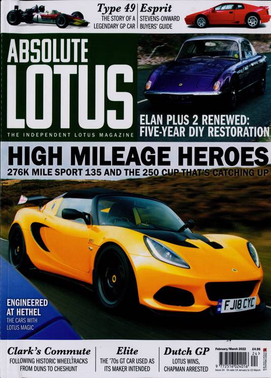 Absolute Lotus Magazine Subscription | Buy at Newsstand.co.uk | General Car