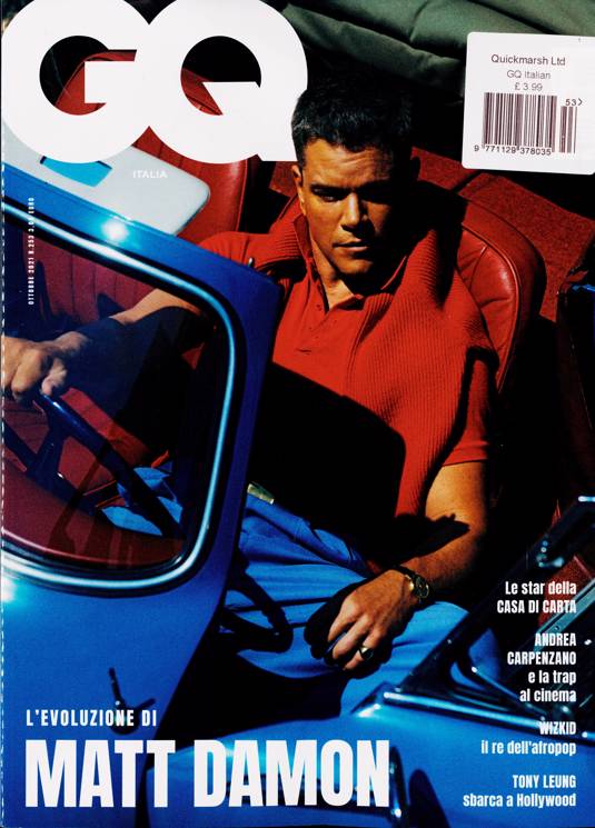 Gq Italian Magazine Subscription | Buy at Newsstand.co.uk | Italian