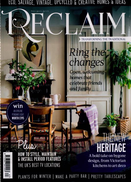 Reclaim Magazine Subscription | Buy at Newsstand.co.uk | Home Interiors