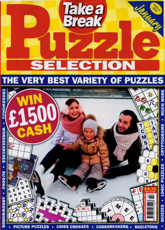 Take A Break Puzzle Selection Magazine Subscription | Buy at Newsstand ...