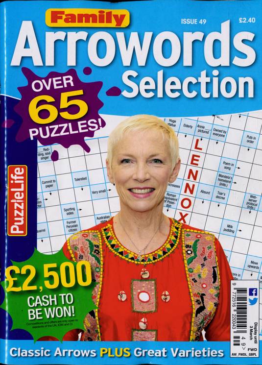 Family Arrowords Selection Magazine Subscription | Buy at Newsstand.co.uk | Arrowword