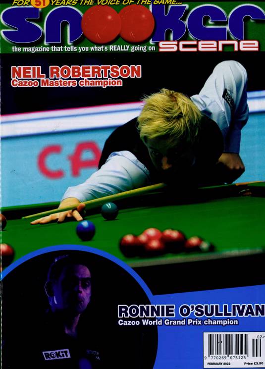 Snooker Scene Magazine Subscription | Buy at Newsstand.co.uk | Indoor ...