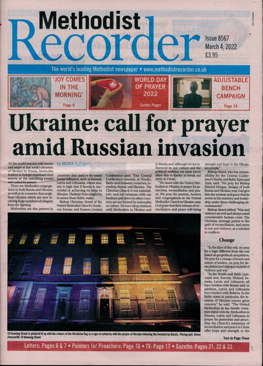 Methodist Recorder Magazine Subscription | Buy at Newsstand.co.uk ...
