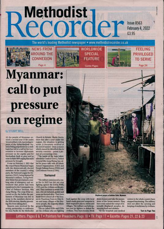 Methodist Recorder Magazine Subscription | Buy at Newsstand.co.uk ...