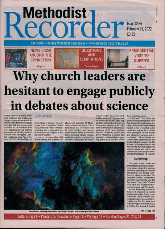 Methodist Recorder Magazine Subscription | Buy at Newsstand.co.uk ...