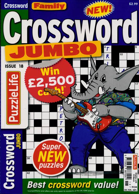 Family Crossword Jumbo Magazine Subscription | Buy at Newsstand.co.uk ...