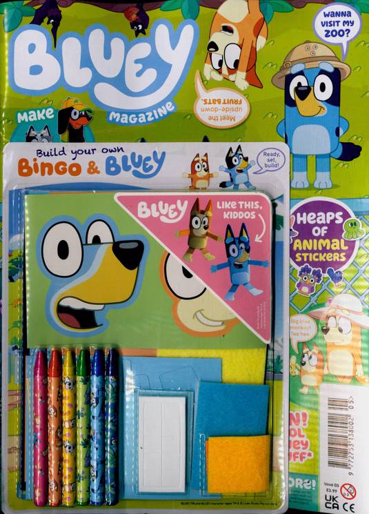 Bluey Magazine Subscription | Buy at Newsstand.co.uk | Pre School